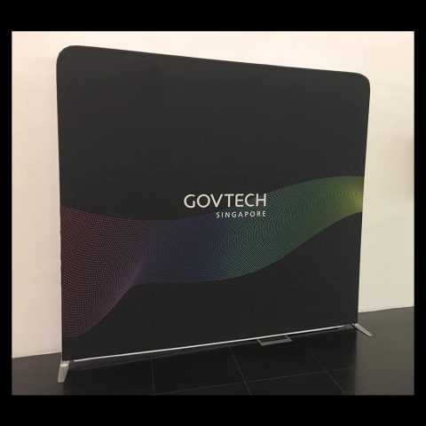 Customised Fabric Photo Booth Backdrop - Instantly.sg Best Photo Booth