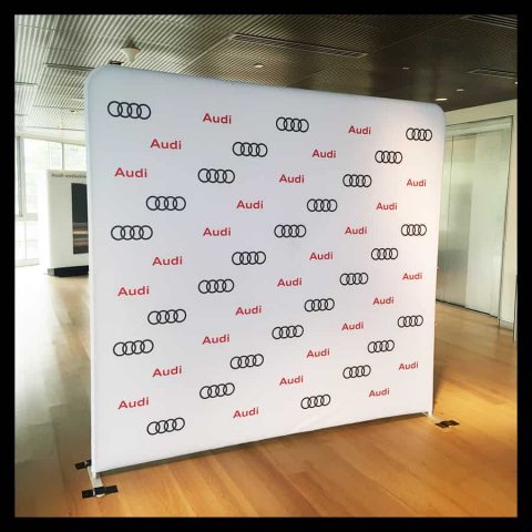 Customised Fabric Photo Booth Backdrop - Instantly.sg Best Photo Booth