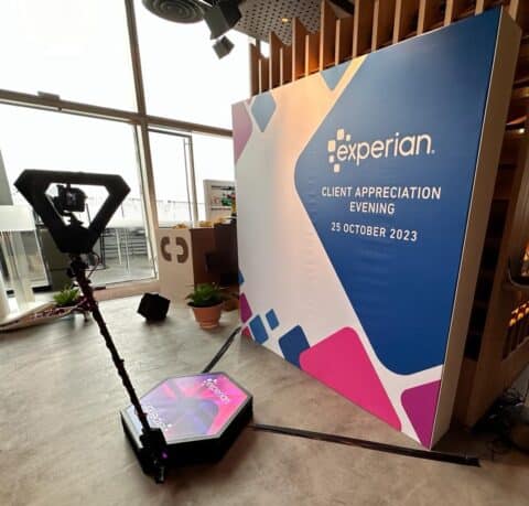 360 Video Booth - Instantly.sg | 360 video booth installations for events