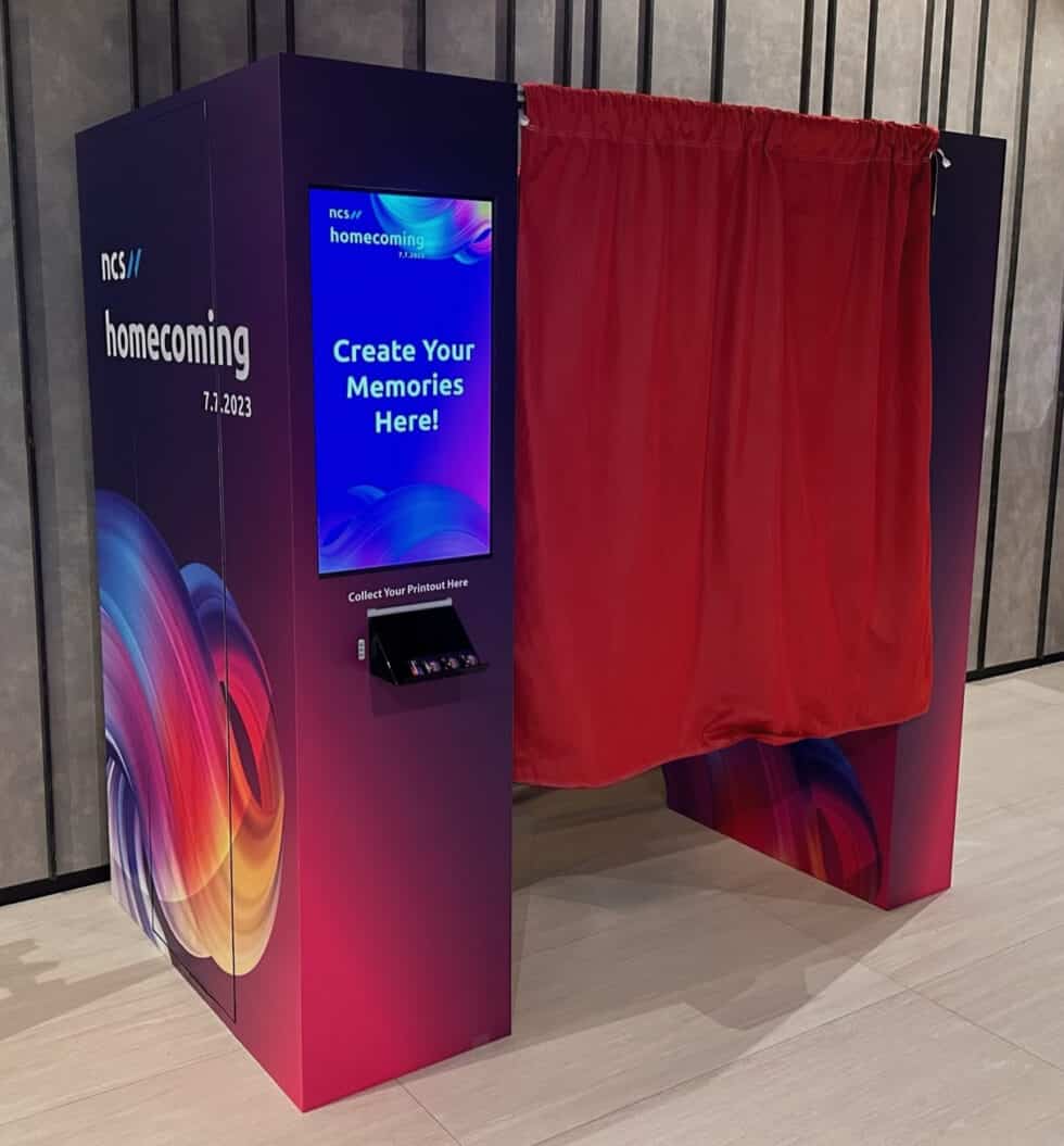 Walk In Photo Booth - Instantly.sg. Branded Photo Booth Singapore.